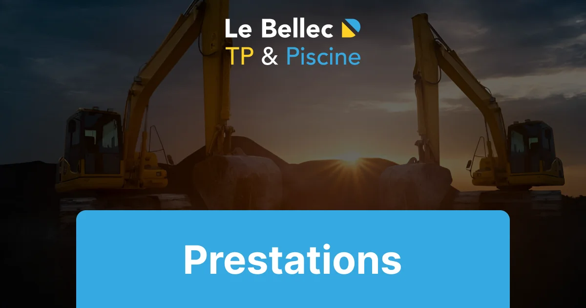 LE BELLEC - Travaux publics et assainissement à Lézardrieux